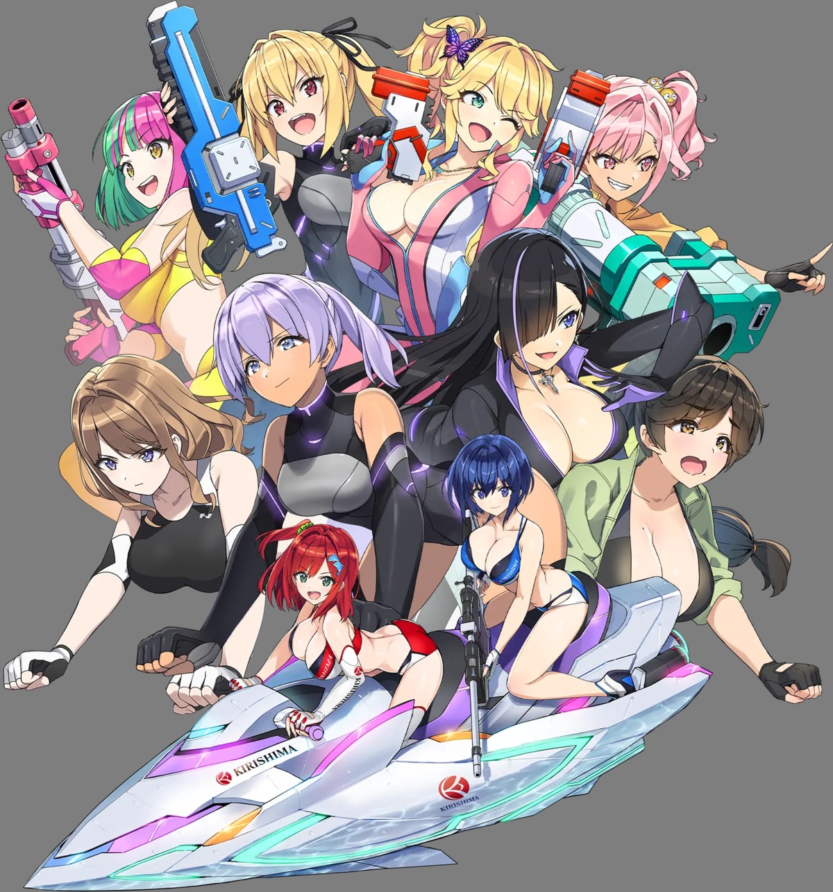 takuji dolphin wave helly lewis izumi kiri kazami ellen kurose minami sakimiya iruka souma ...